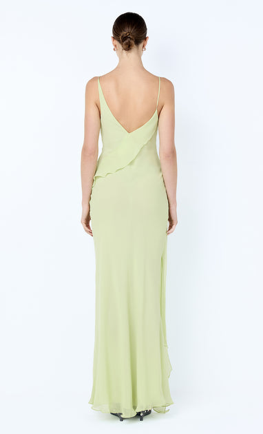 SABRINA ASYM MAXI DRESS - WASABI – BEC + BRIDGE US