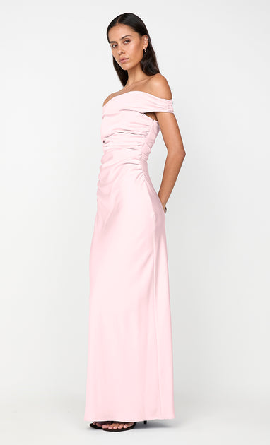 ETERNITY OFF SHOULDER MAXI - POWDER PINK – BEC + BRIDGE US