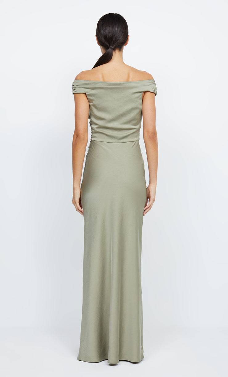 ETERNITY OFF SHOULDER MAXI - SAGE – BEC + BRIDGE US