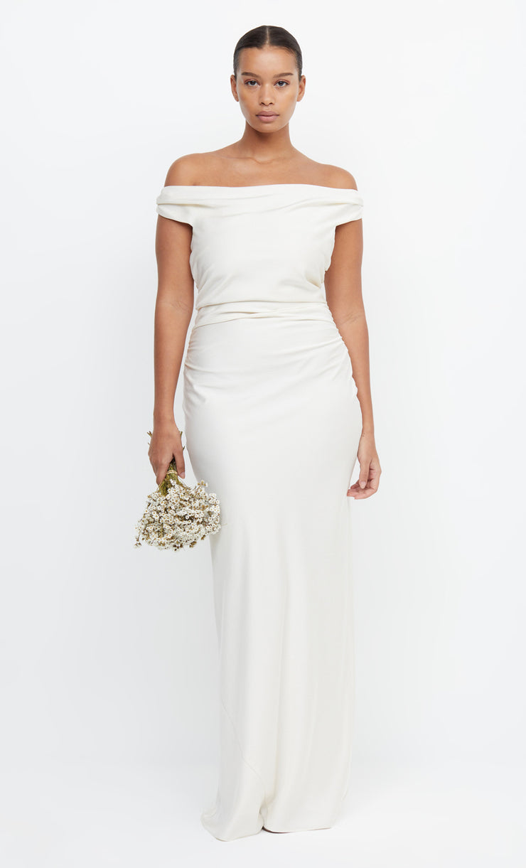 ETERNITY OFF SHOULDER MAXI - CREAM – BEC + BRIDGE US