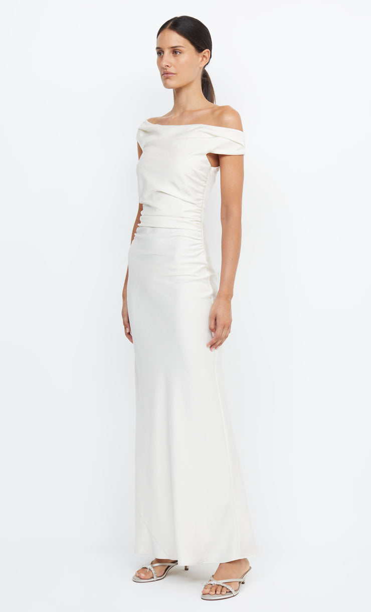 ETERNITY OFF SHOULDER MAXI - CREAM – BEC + BRIDGE US