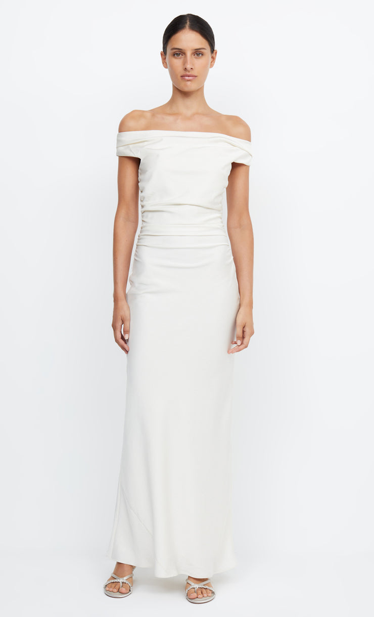 ETERNITY OFF SHOULDER MAXI - CREAM – BEC + BRIDGE US