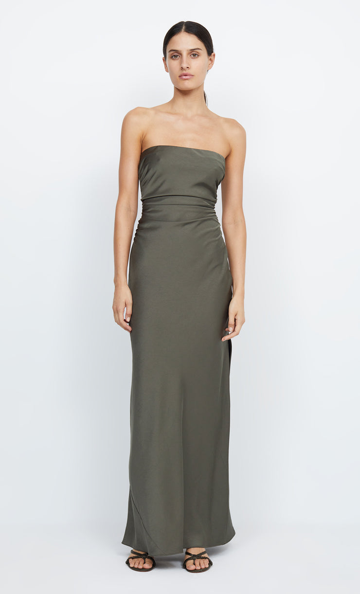 ETERNITY STRAPLESS MAXI - DARK WILLOW – BEC + BRIDGE US