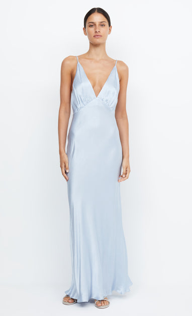 Moon Dance V Maxi Dress in Dusty Blue - BEC + BRIDGE – BEC + BRIDGE US